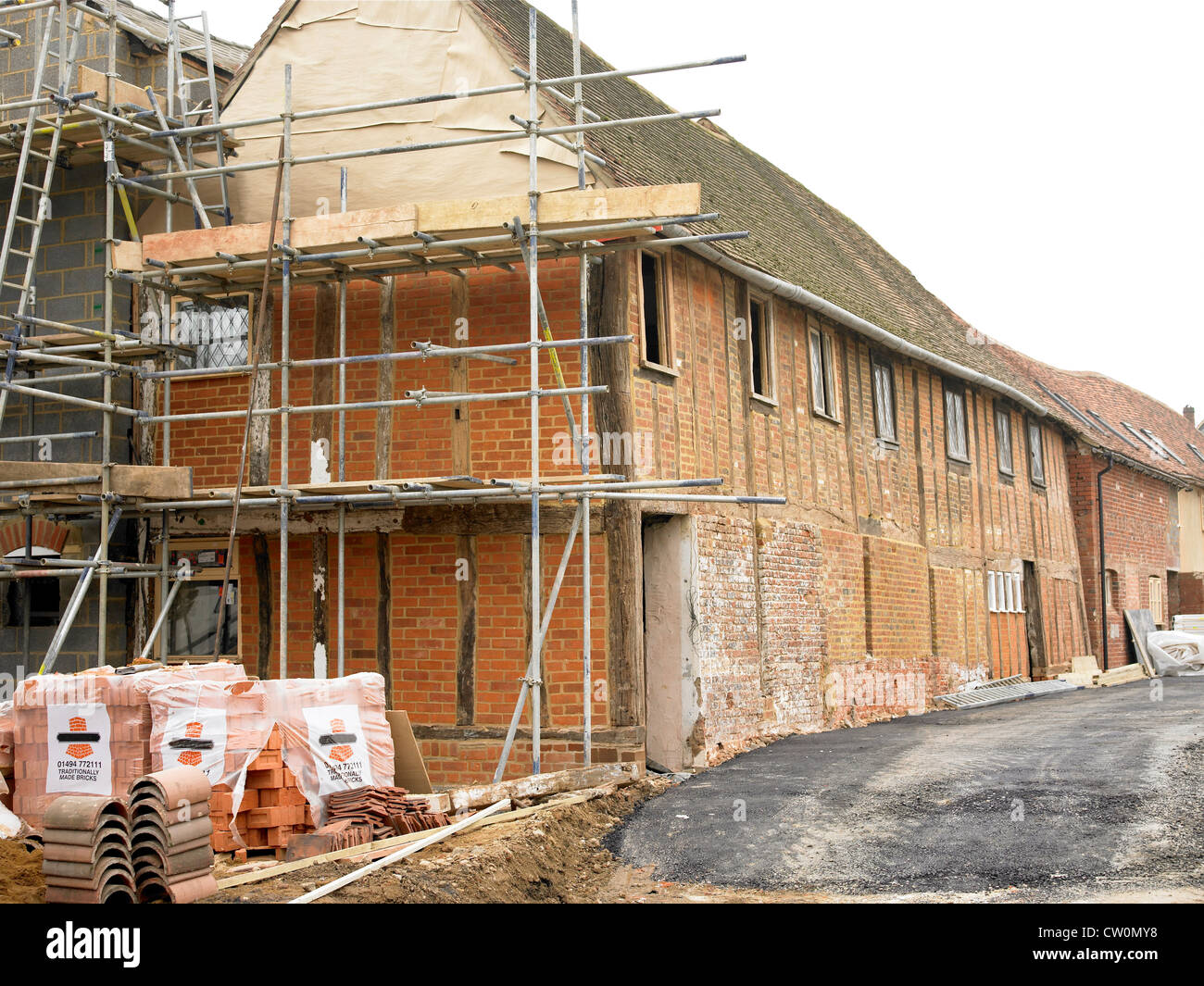 Housing under construction Stock Photo - Alamy