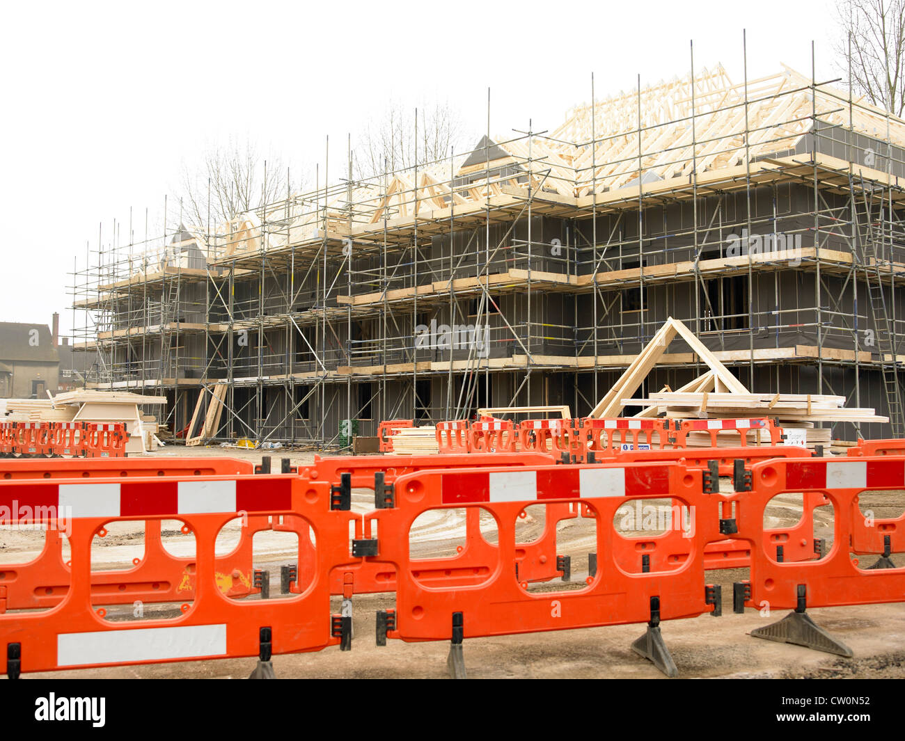 Housing under construction Stock Photo - Alamy