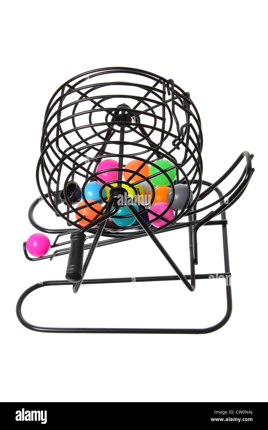 Bingo Game Cage Stock Photo - Alamy