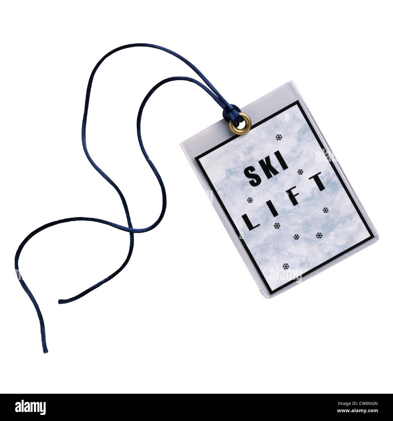 Ski slope snowy resort Cut Out Stock Images & Pictures - Alamy