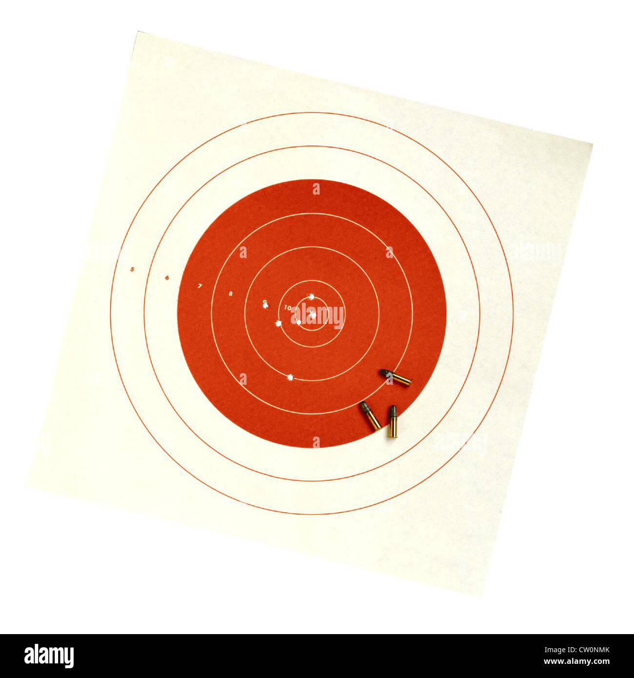 The raked target Stock Photo - Alamy