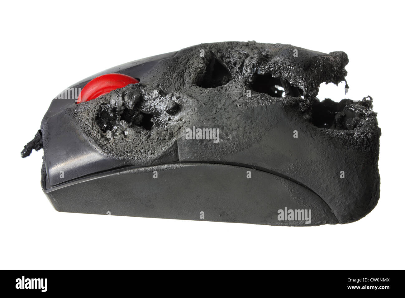 Burnt Computer Mouse Stock Photo - Alamy