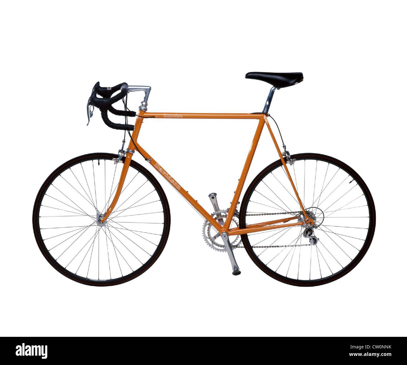 Bicycle isolated over white Stock Photo - Alamy