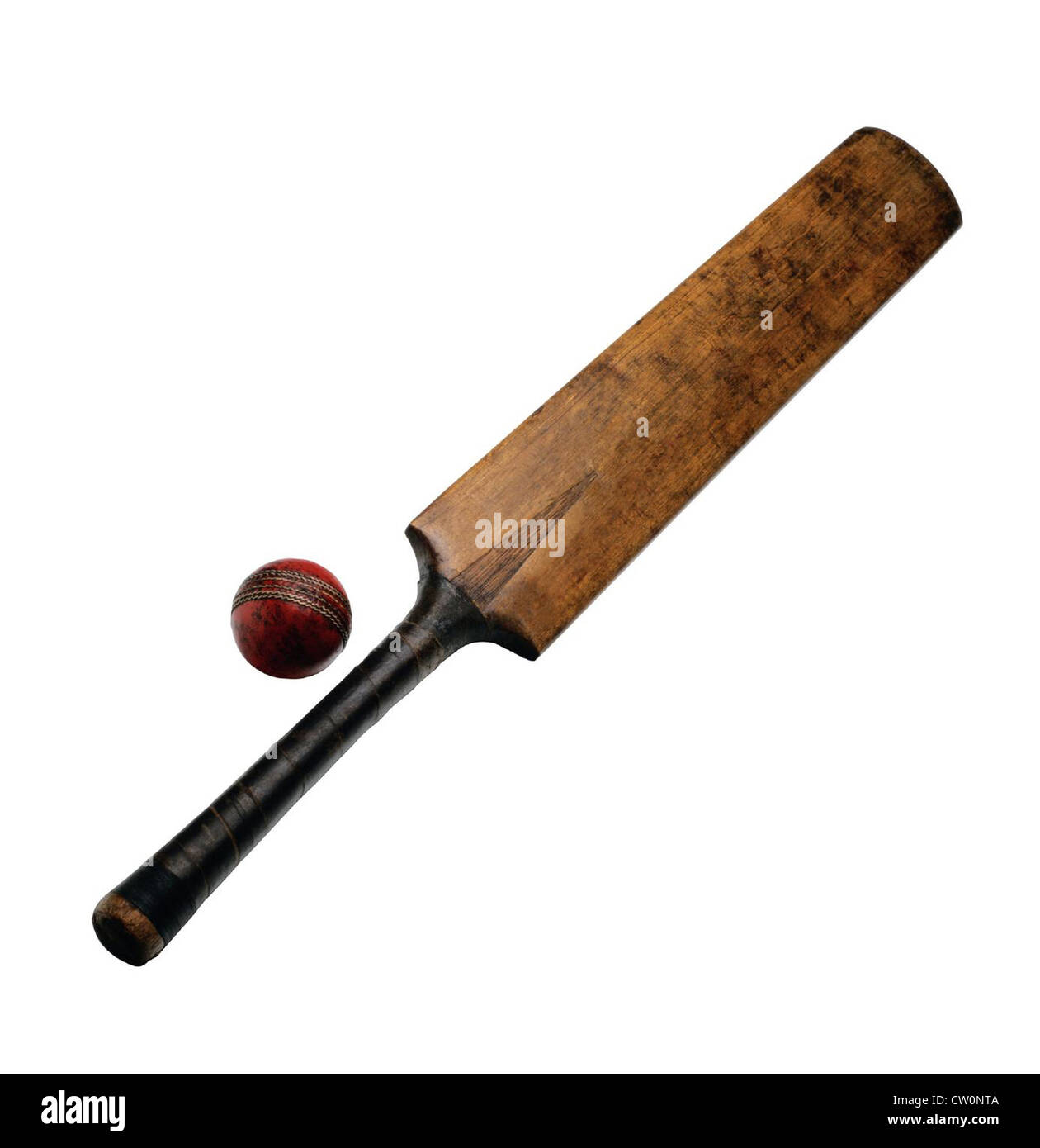 cricket bat and ball Stock Photo - Alamy