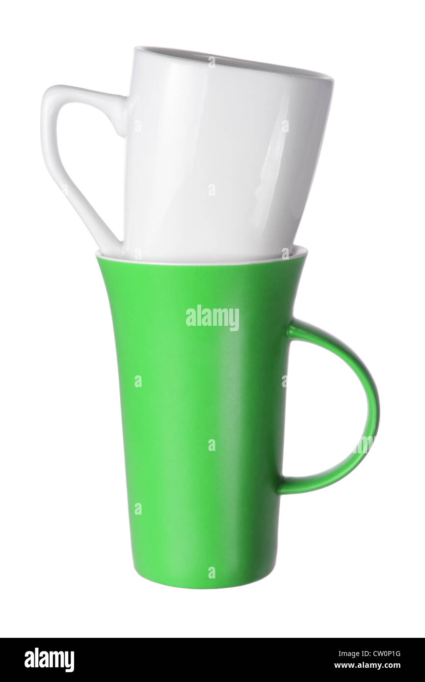 Stack of Coffee Cups Stock Photo - Alamy