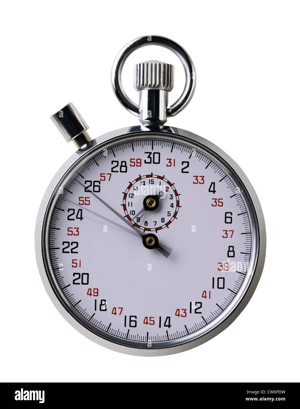 Stopwatch on white Stock Photo - Alamy