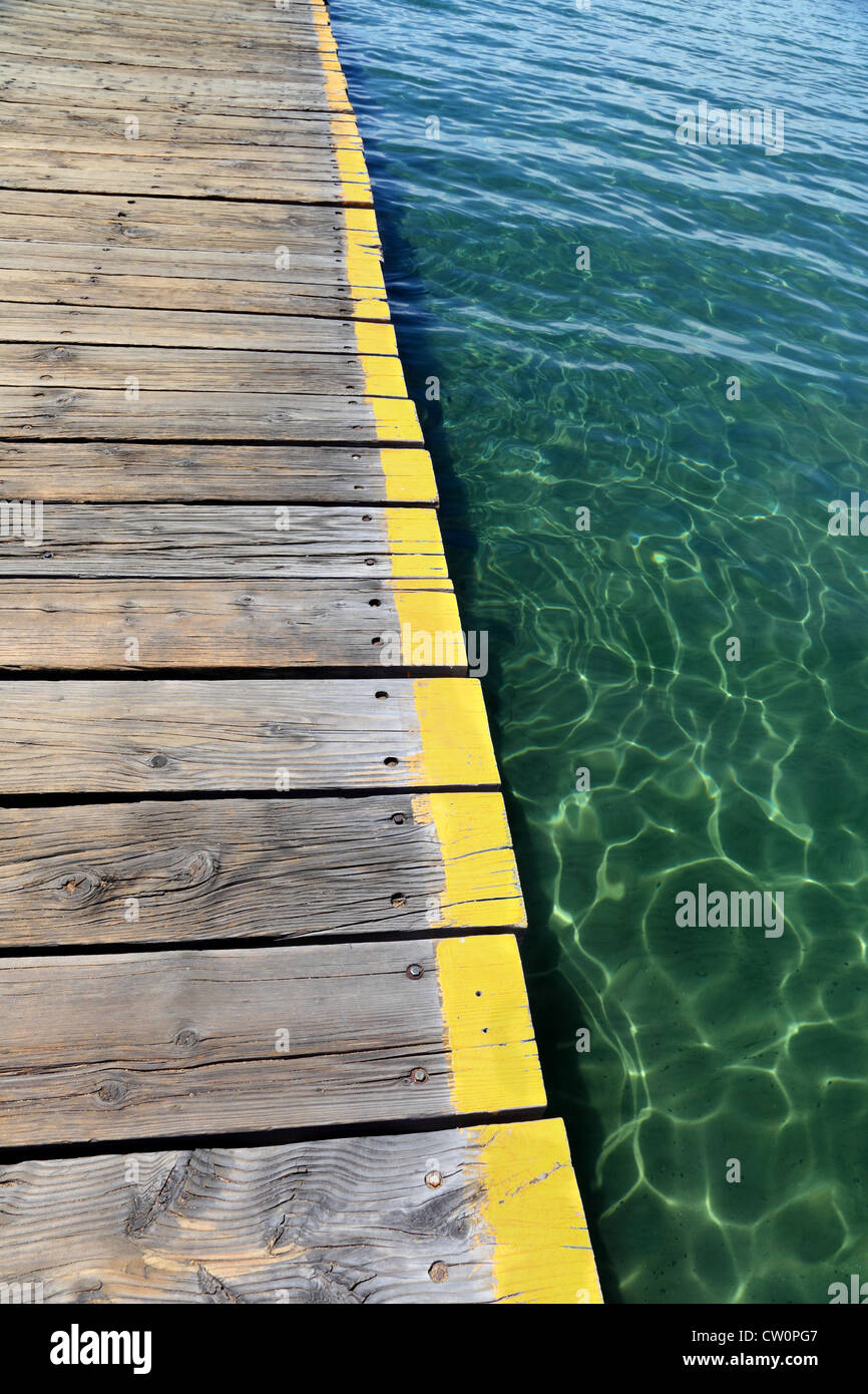 Pier and Water Stock Photo - Alamy