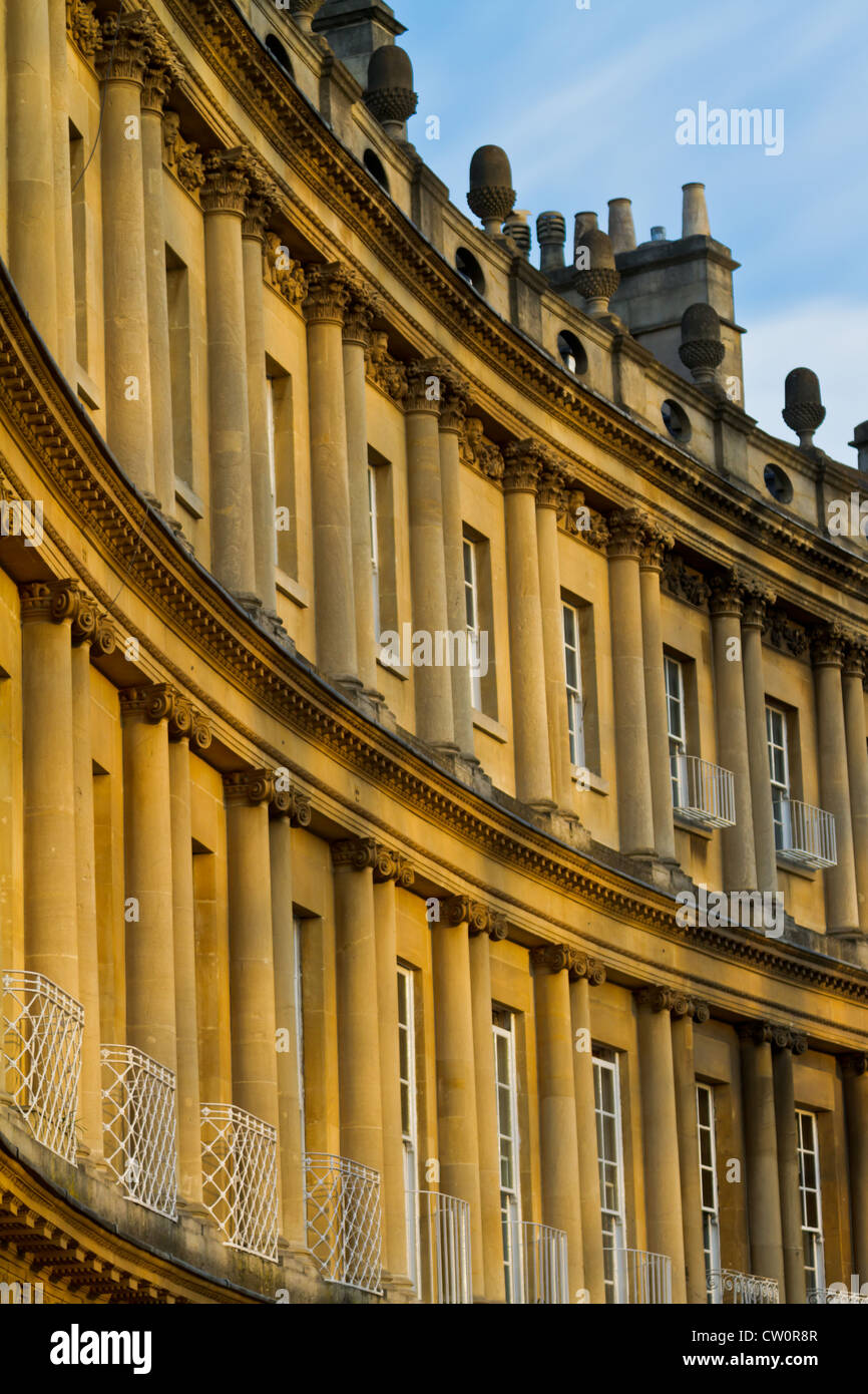 Some of the 33 Georgian houses in The Circle in Bath, built between ...