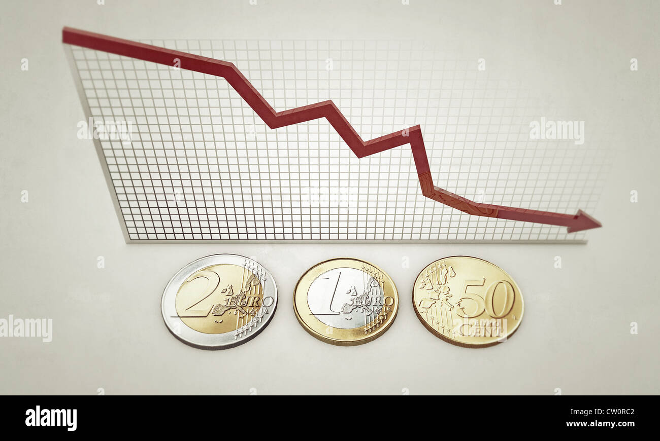 euro coins isolated on white background Stock Photo - Alamy
