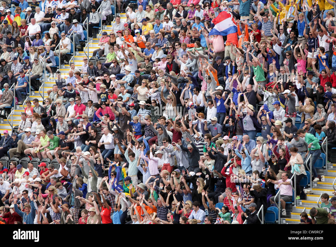 FULL STANDS OF SPECTATORS AT LONDON OLYMPIC GAMES 2012 Stock Photo - Alamy