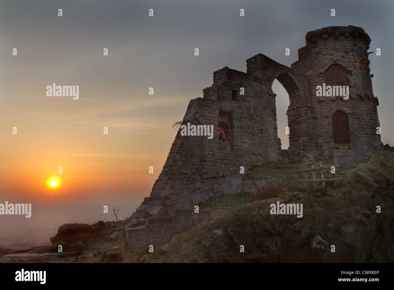 Mow cop castle hi-res stock photography and images - Alamy