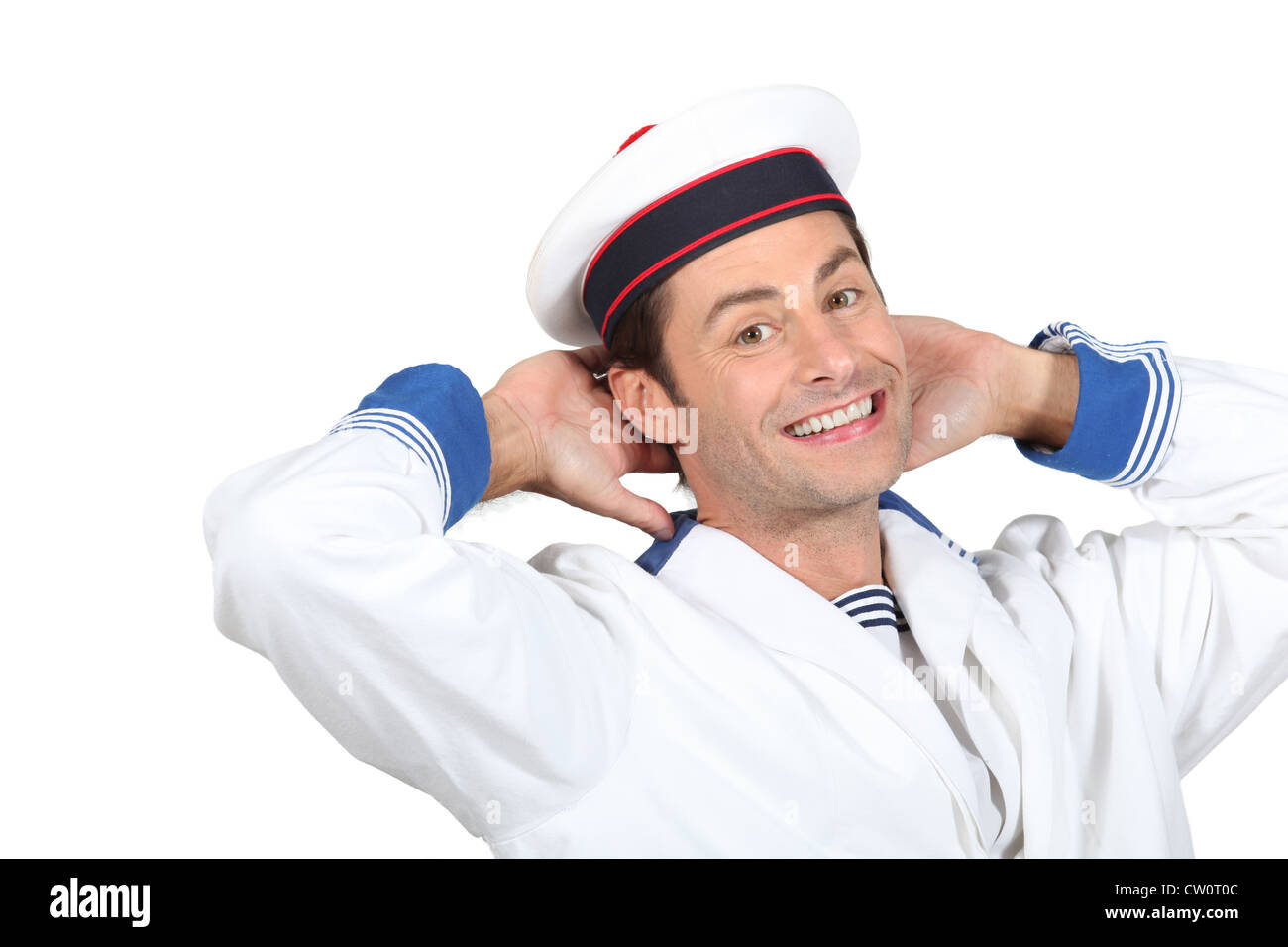 Young man with sailor clothes hi-res stock photography and images - Alamy