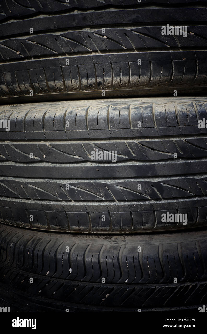 Car tires warehouse old tires hi-res stock photography and images - Alamy