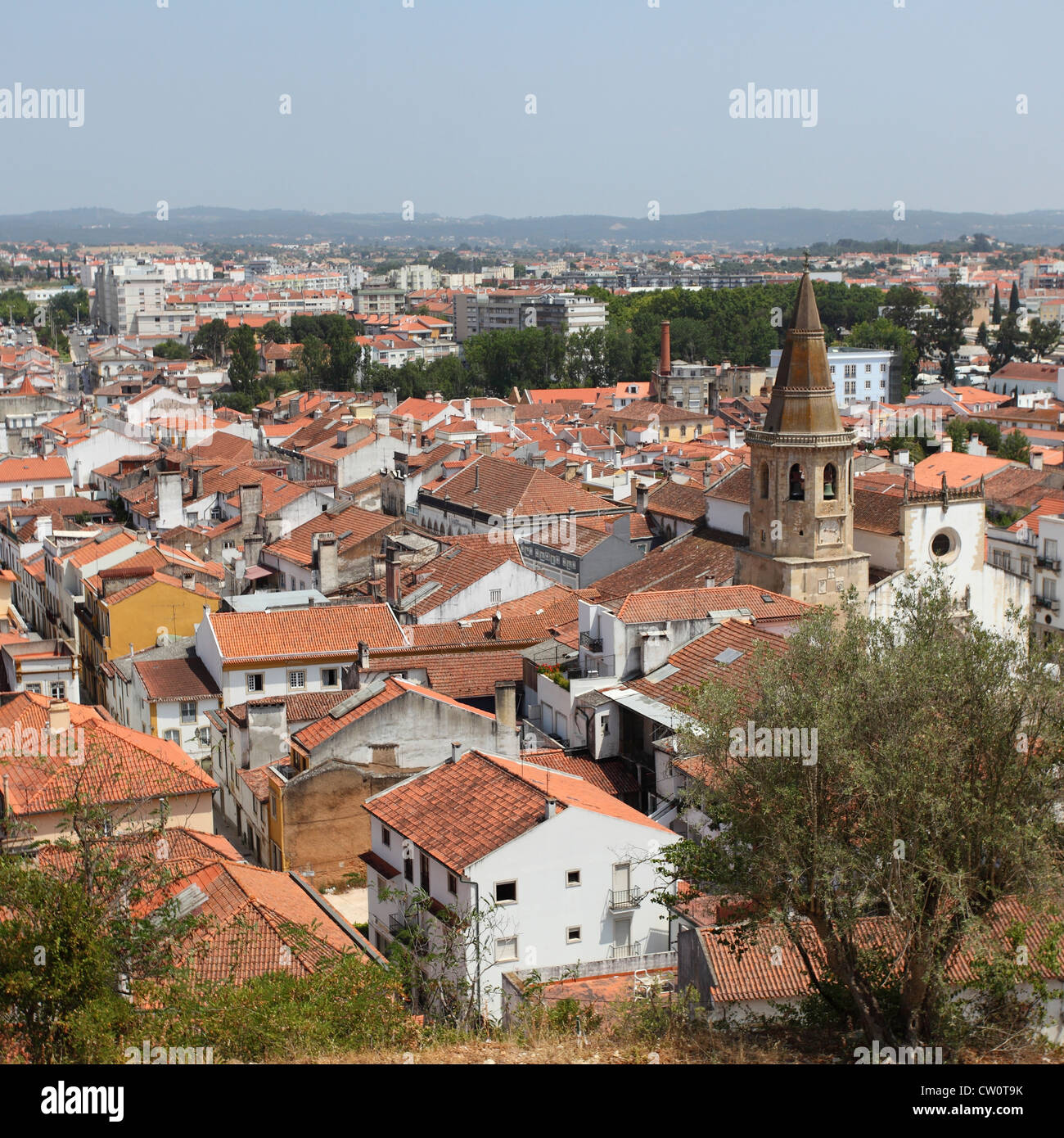 View of the city of Tomar in Portugal Stock Photo - Alamy