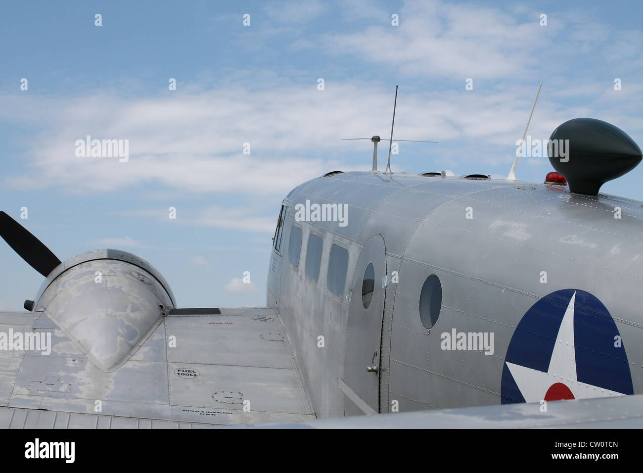 Beech c 45 aircraft hi-res stock photography and images - Alamy