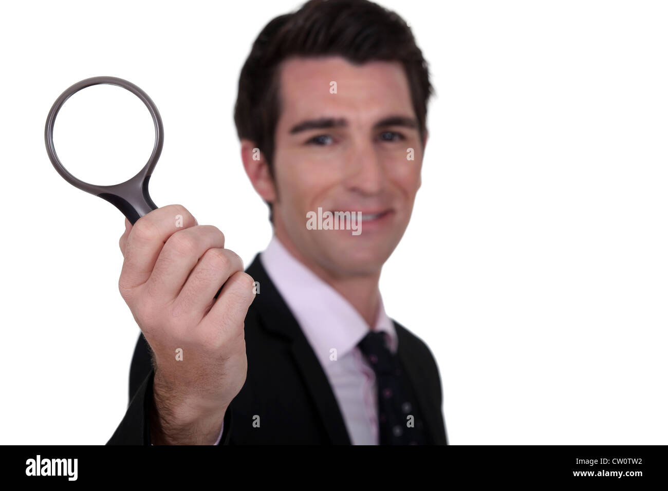 Detective magnify glass computer hi-res stock photography and images ...