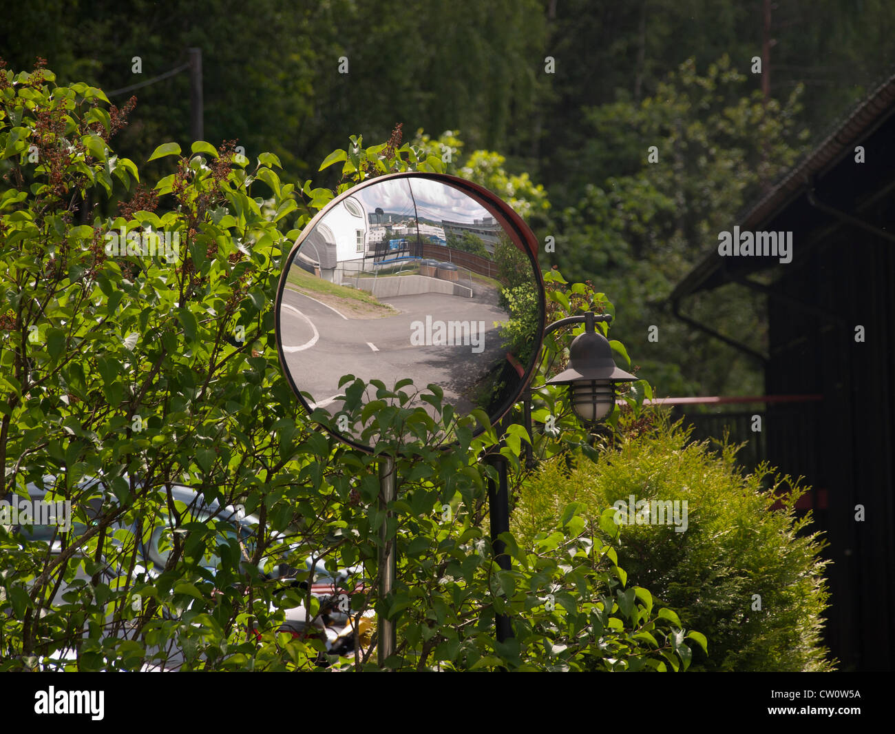 Drivers reflection in mirror hi-res stock photography and images - Alamy