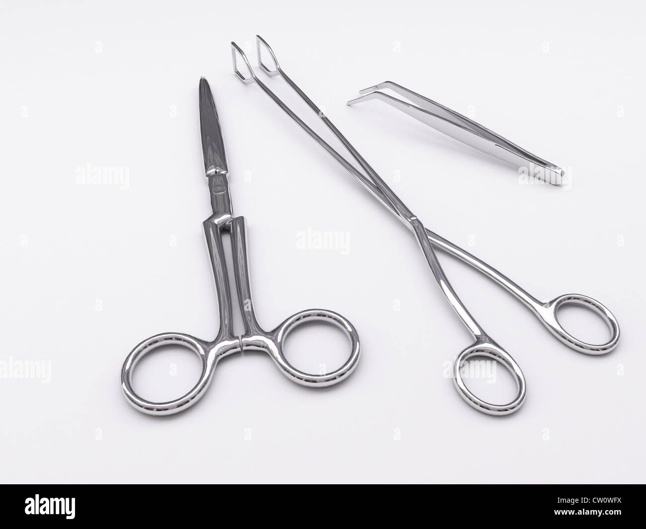 forceps isolated on white background Stock Photo - Alamy
