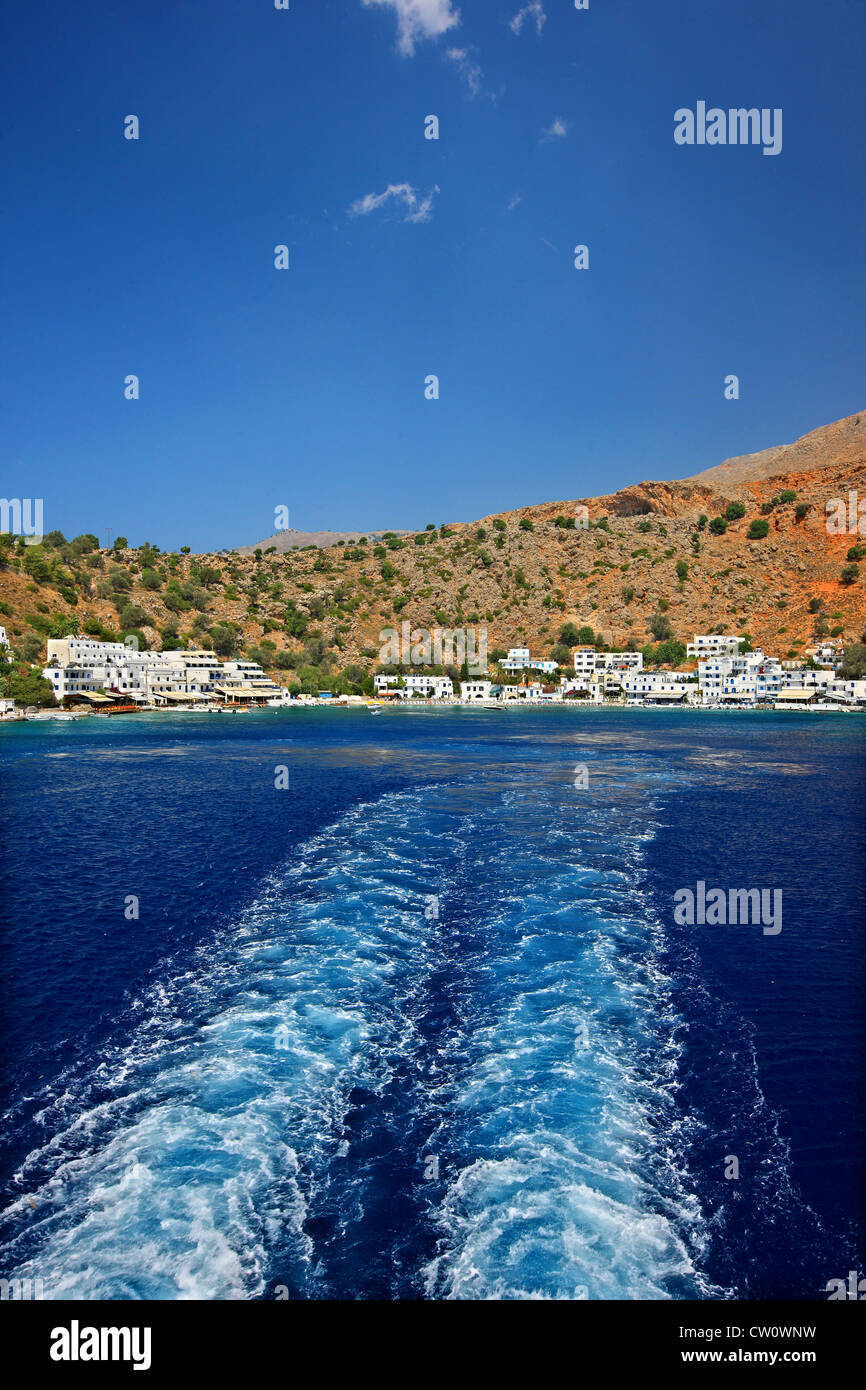 Beautiful Loutro village, accessed only by boat or on foot! Sfakia ...