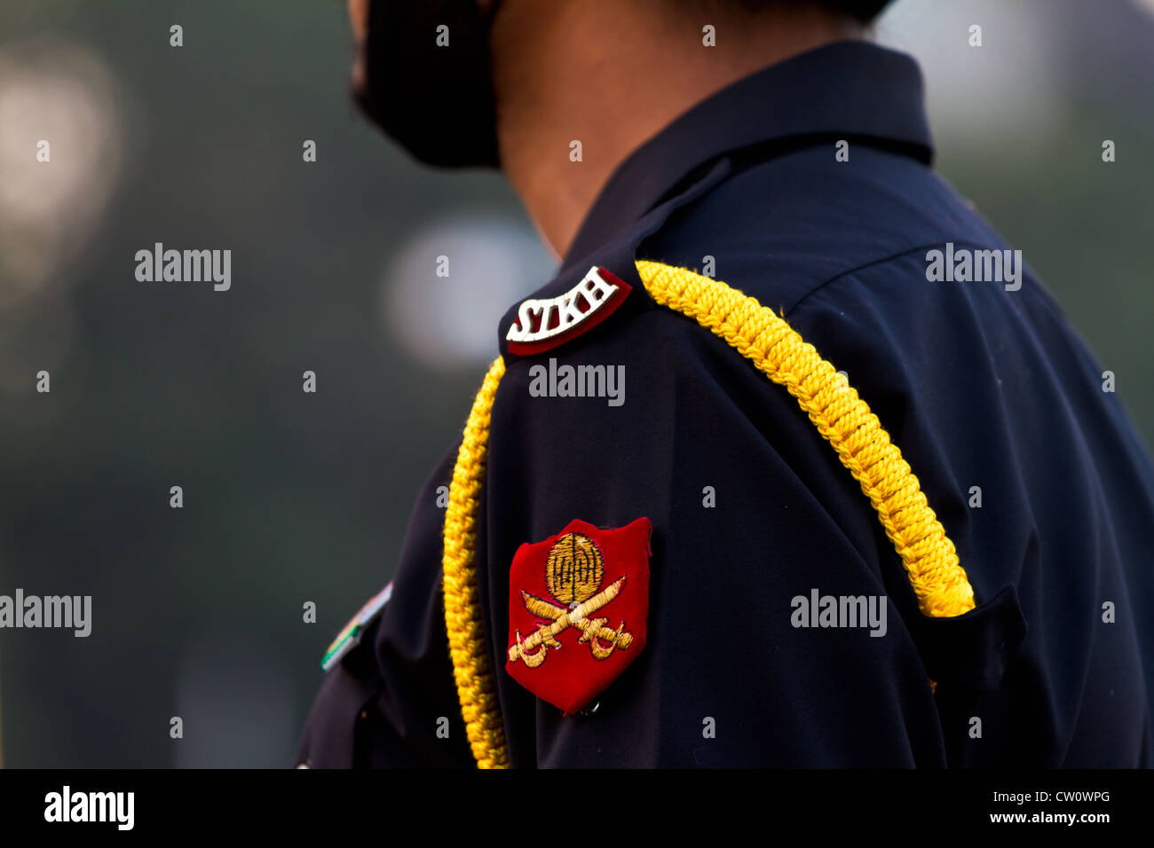 Sikh guard uniform in Mumbai Stock Photo - Alamy
