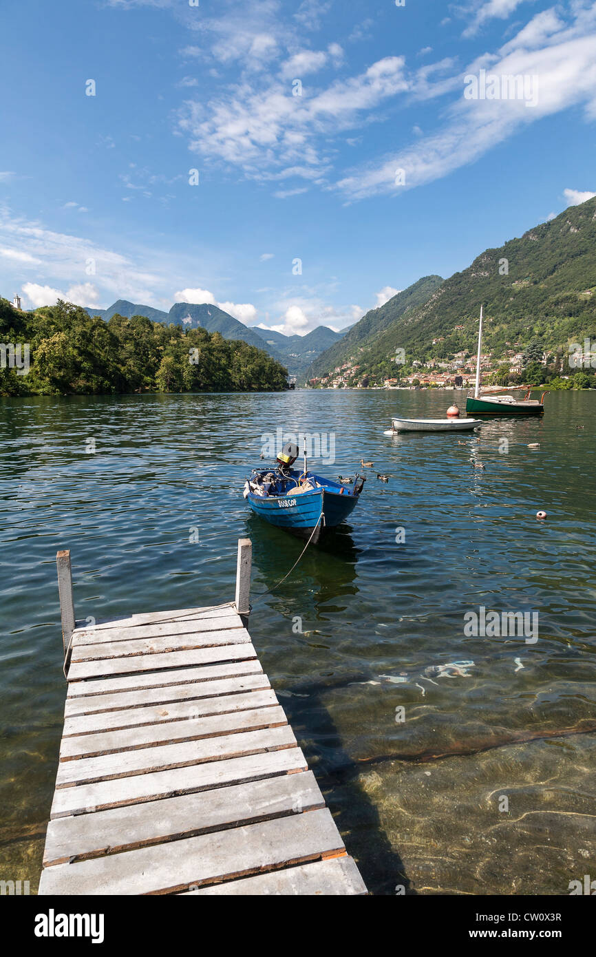 ISOLA COMACINA ON LAKE COMO ITALY Stock Photo - Alamy