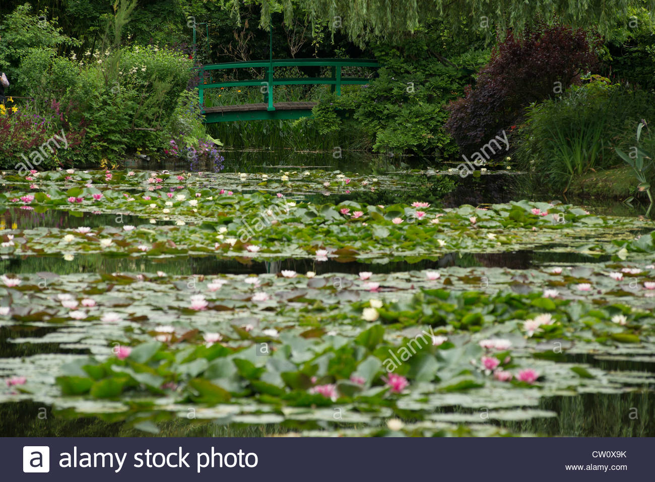 Monet's Garden Giverny Japanese Bridge High Resolution Stock ...