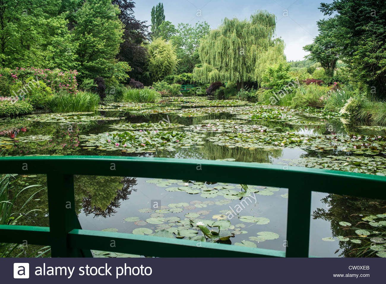 Monet's Garden Giverny Japanese Bridge High Resolution Stock ...