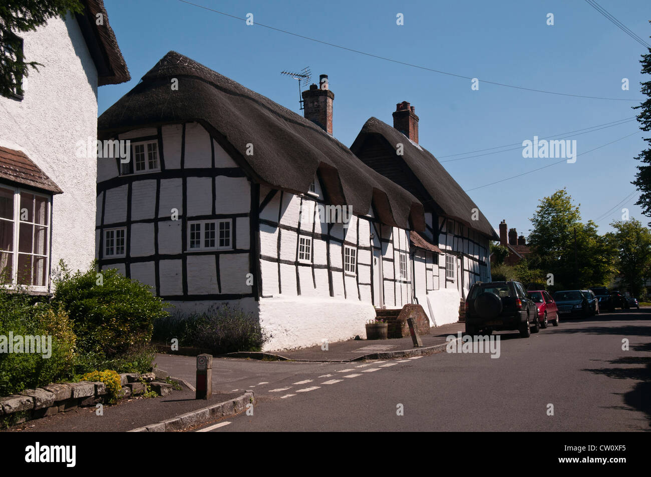 Micheldever Village Hampshire England UK Stock Photo - Alamy