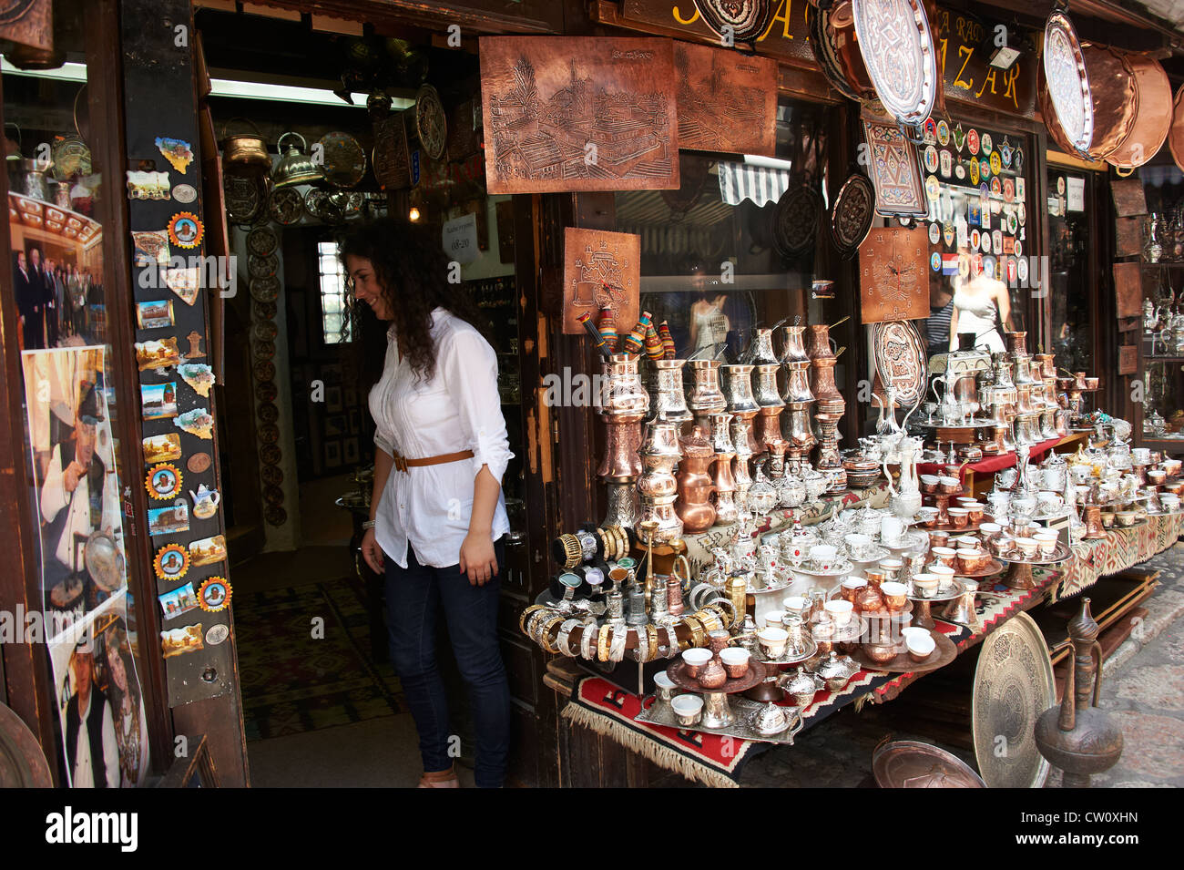 Baščaršija - Bashcharshiya the heart of old Sarajevo, Shops in the ...