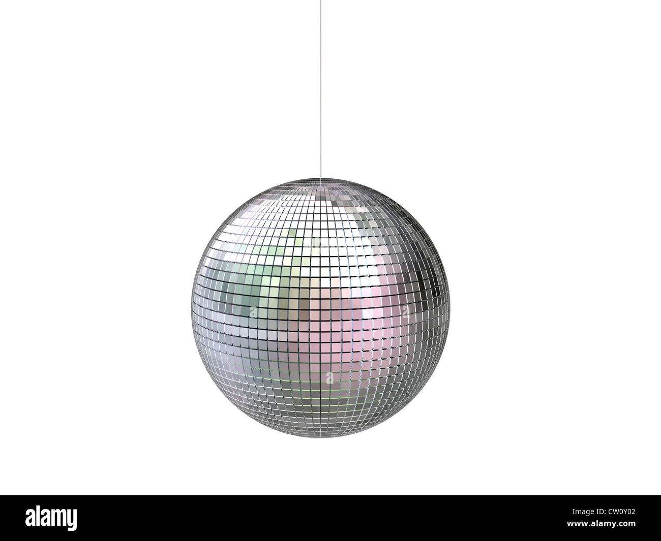 glitter ball isolated on white background Stock Photo - Alamy
