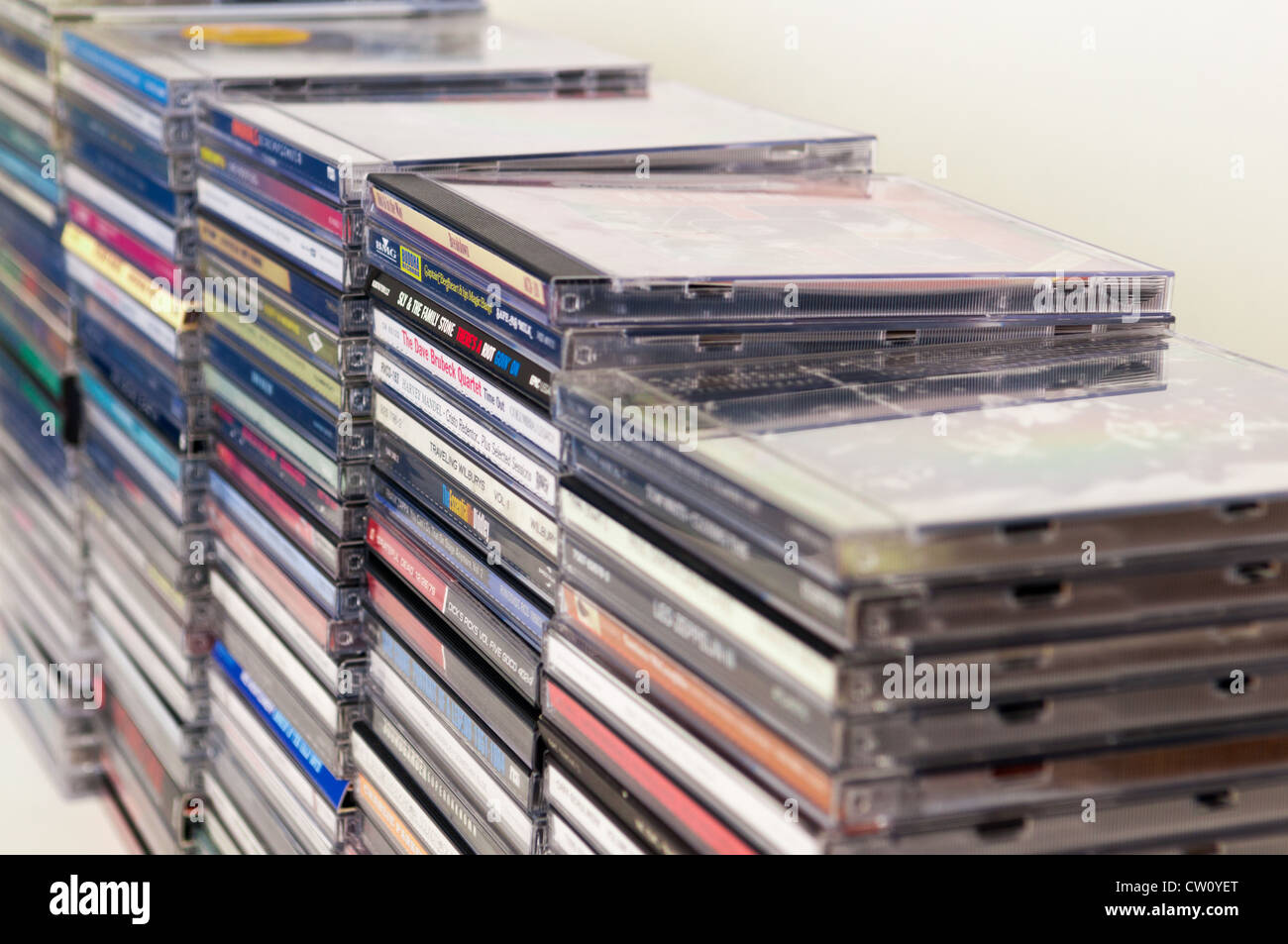 Pile Of Cds High Resolution Stock Photography and Images - Alamy