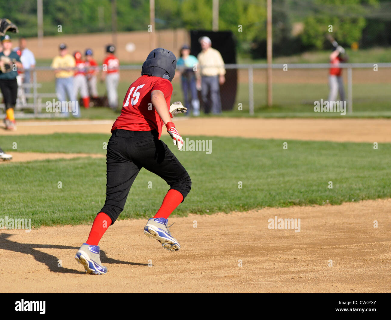 Baseball running action sport hi-res stock photography and images - Alamy