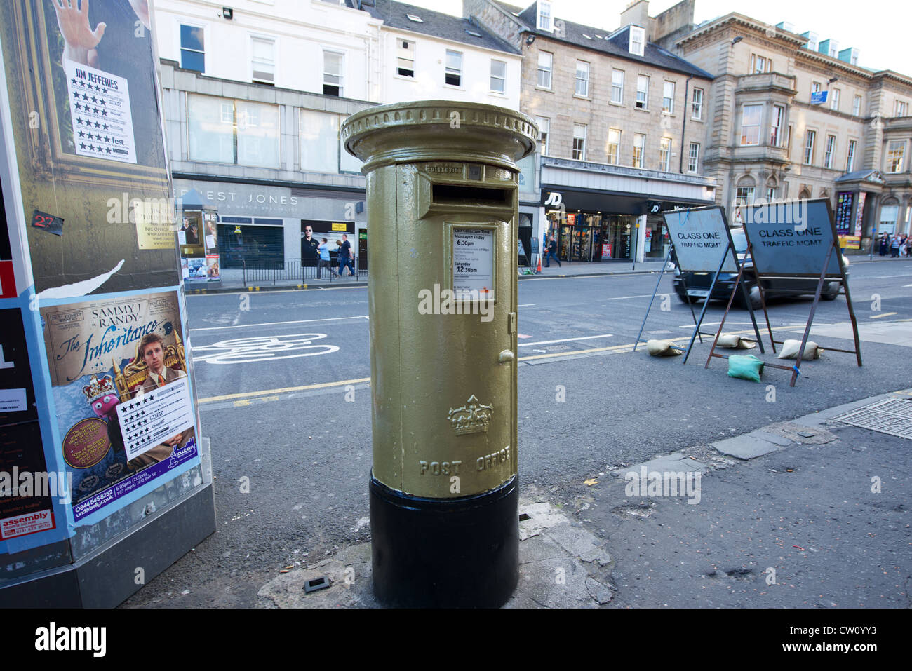 Olympic Gold Post Box High Resolution Stock Photography and Images - Alamy