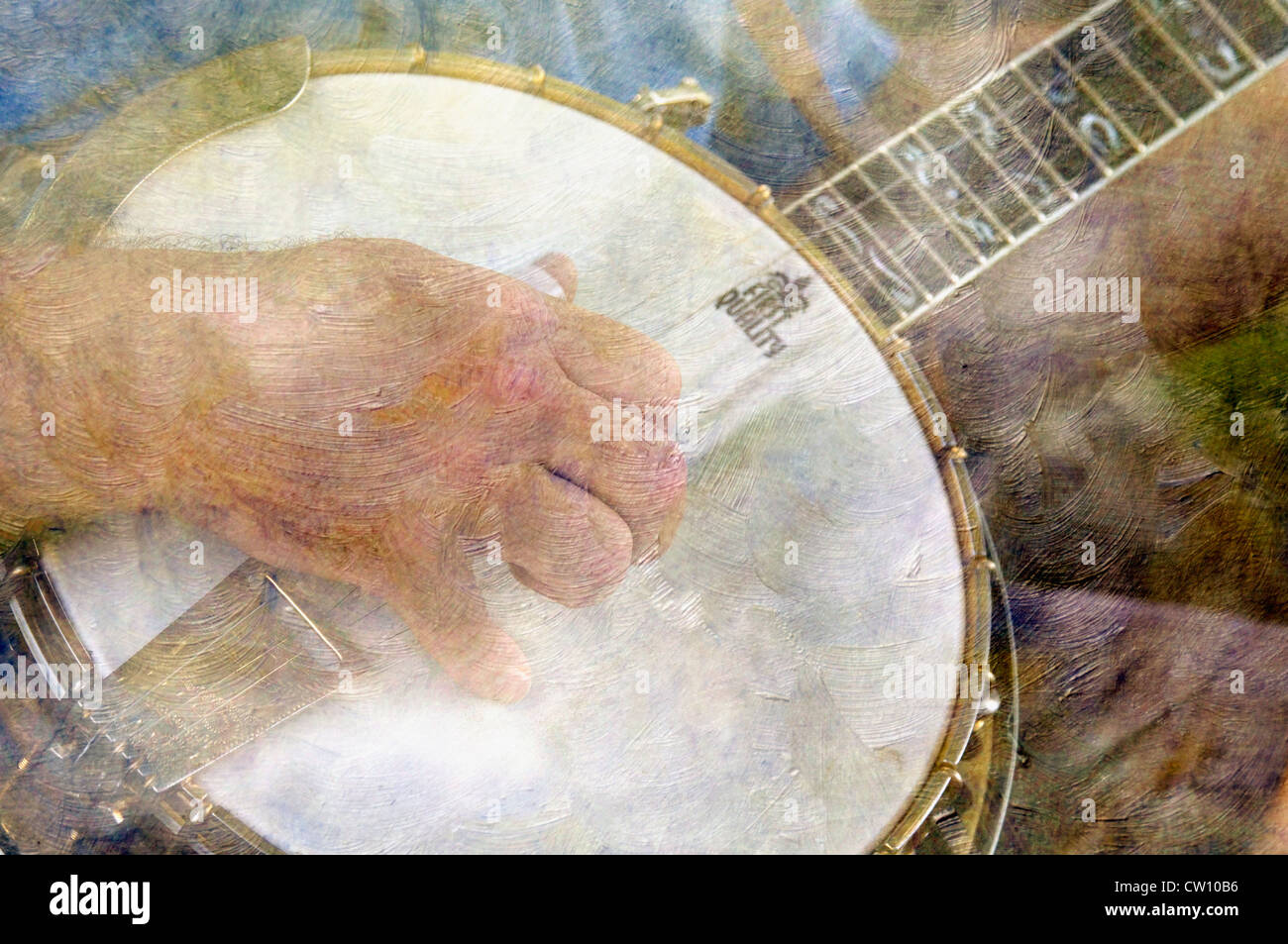 Man playing banjo hi-res stock photography and images - Alamy