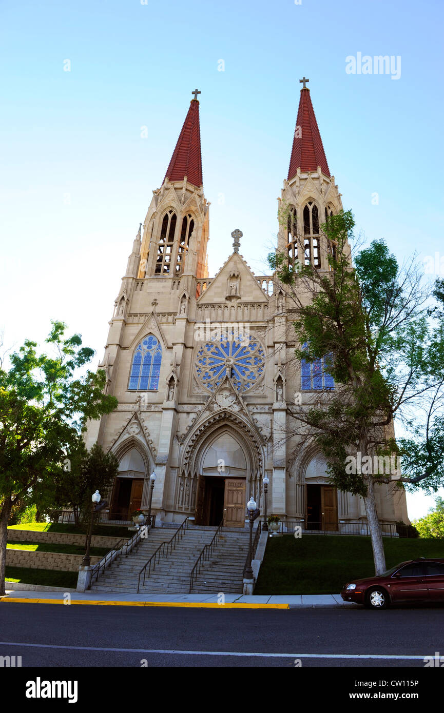 Catholic Cathedral of St. Helena Montana MT US Stock Photo - Alamy