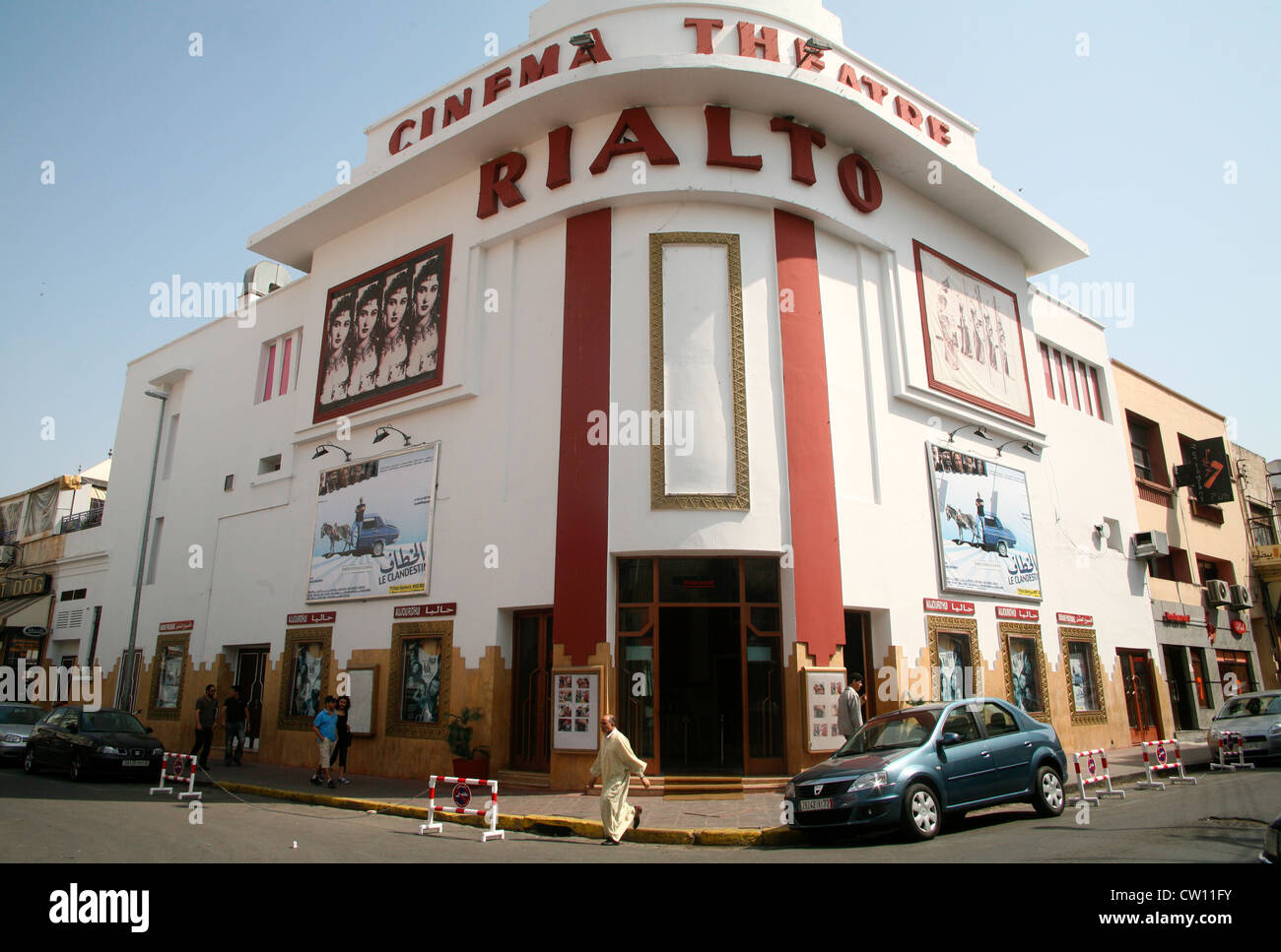 The art-deco Rialto Cinema in Casablanca 1929, architect Pierre Jabin ...
