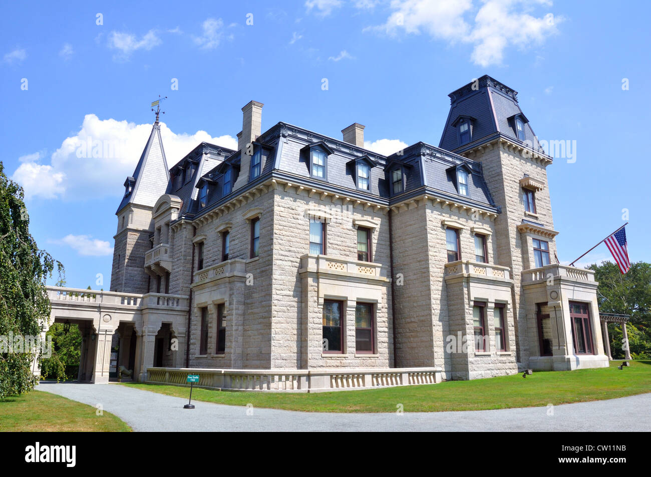 Chateau-sur-Mer mansion, Newport, Rhode Island, USA Stock Photo - Alamy