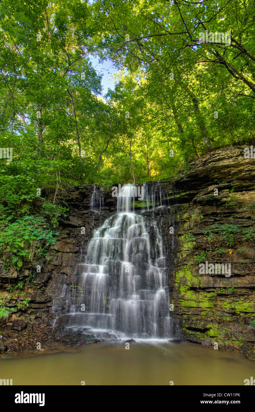Hurst Falls in Cove Spring Park in Frankfort, Kentucky Stock Photo - Alamy