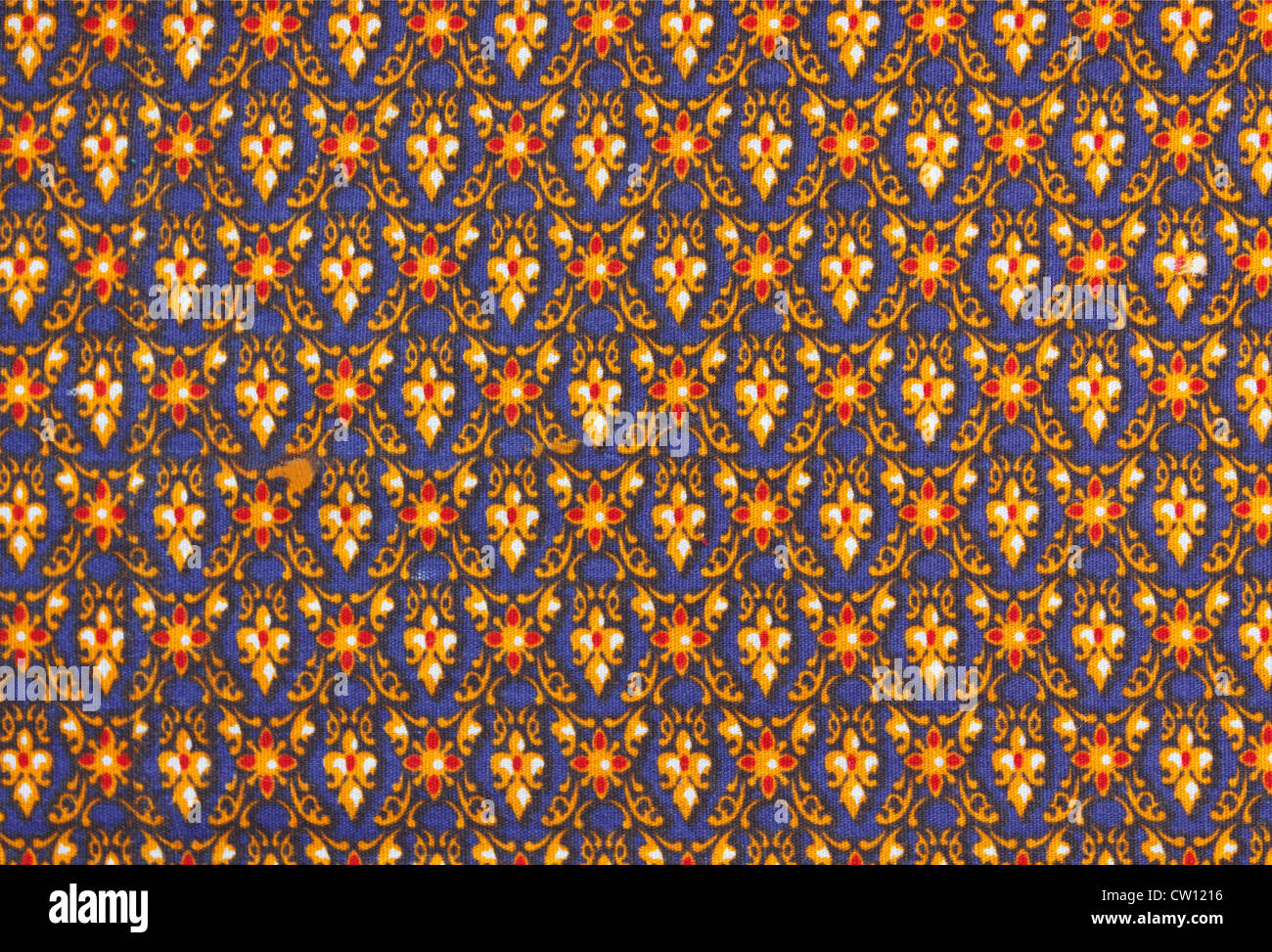 Texture of traditional Thai style cotton fabric Stock Photo - Alamy