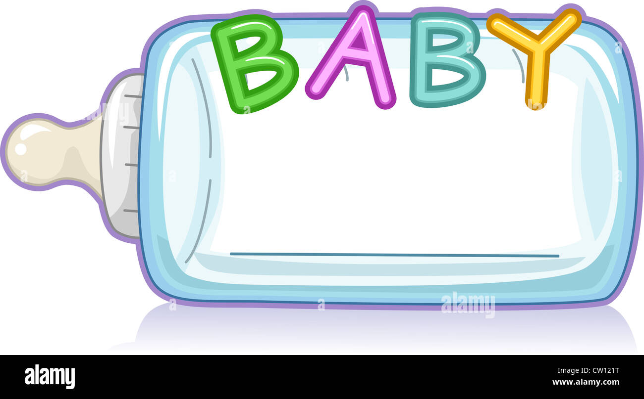Text Illustration Featuring the Word Baby Stock Photo - Alamy