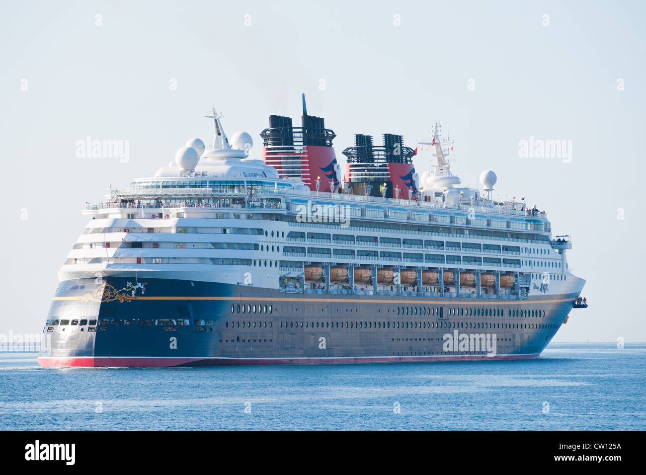 The cruise ship Disney Magic arrives in Halifax Harbour, Nova Scotia ...