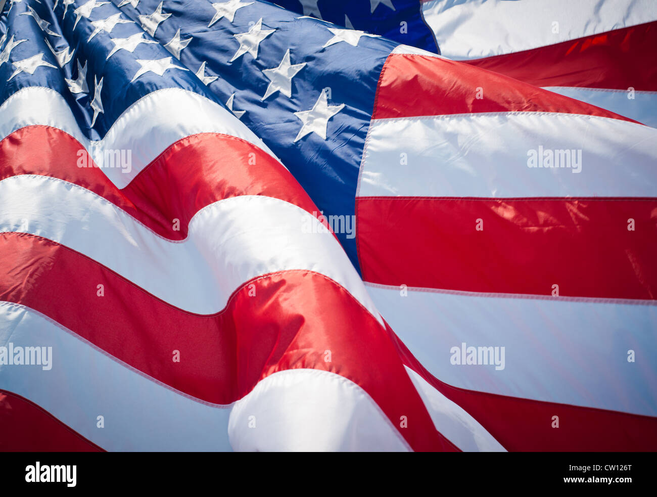 Stars and Stripes, the national flag of the United States of America ...