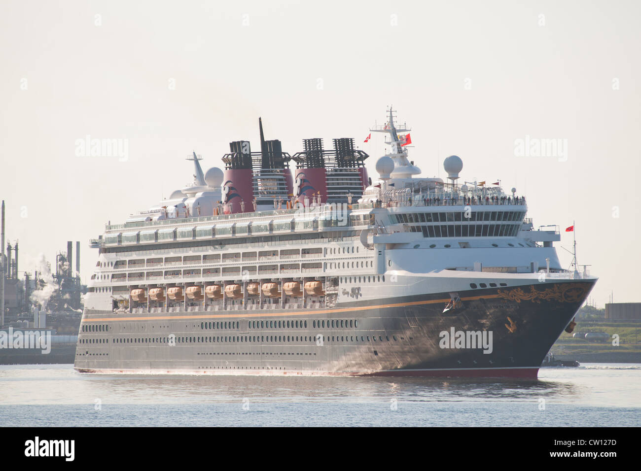 The cruise ship Disney Magic arrives in Halifax Harbour, Nova Scotia ...