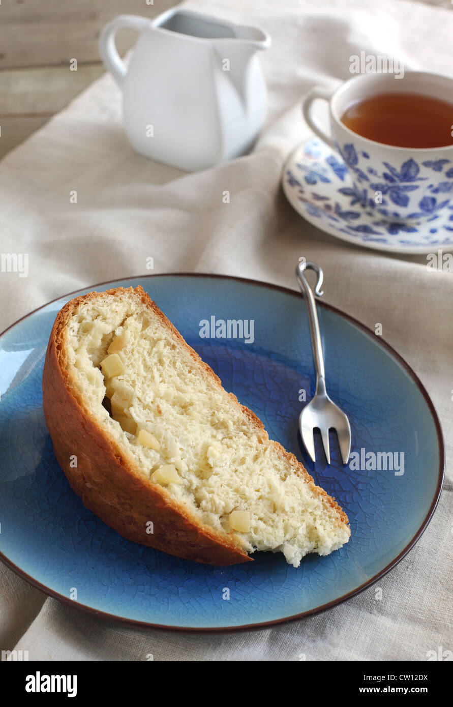 French bread with apple Stock Photo - Alamy