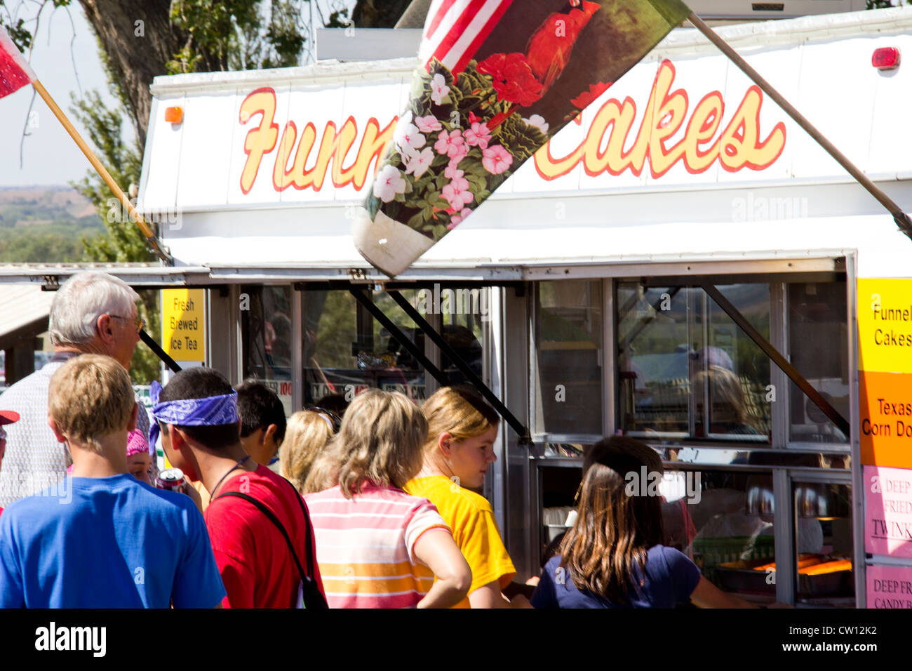 Food stands (most featuring local corn), Memorial Peace Park, Medicine ...