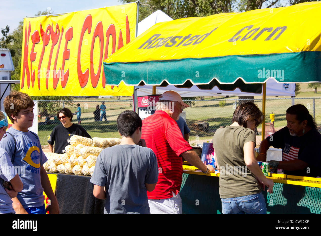 Food stands (most featuring local corn), Memorial Peace Park, Medicine ...