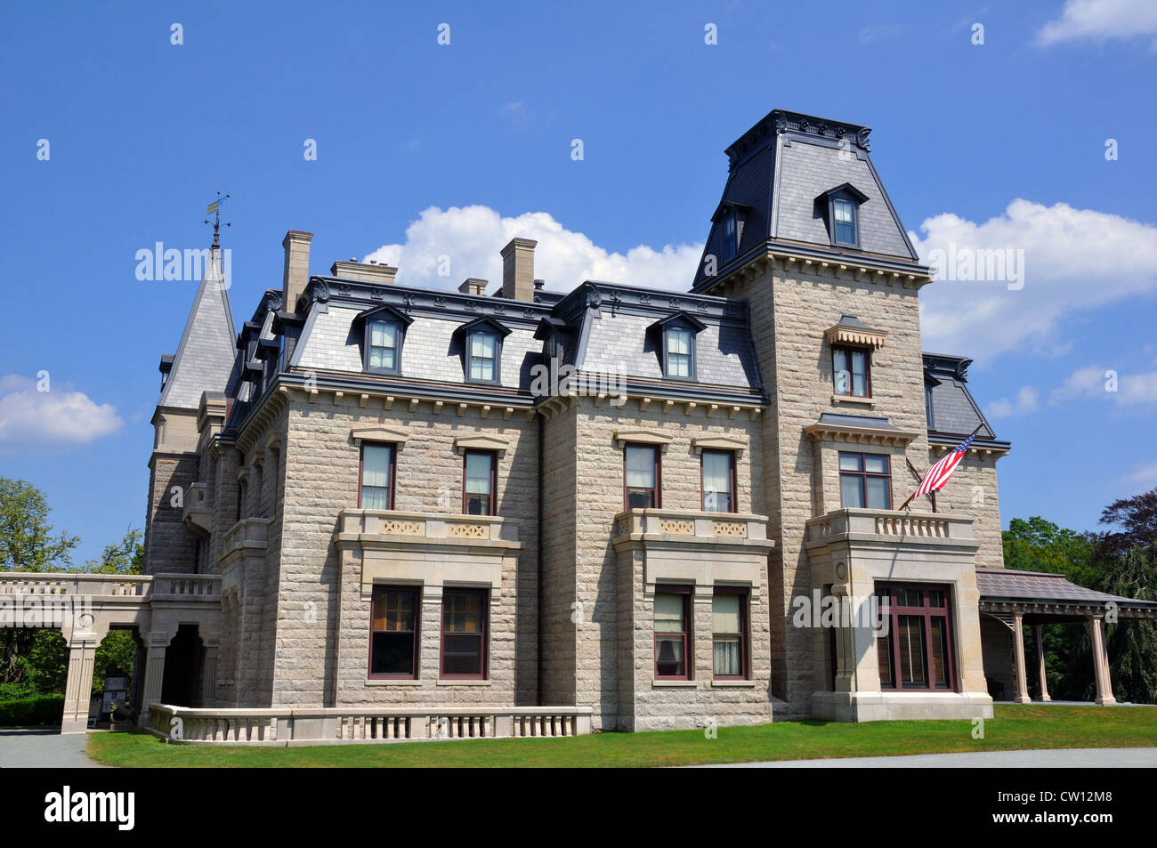 Chateau-sur-Mer mansion, Newport, Rhode Island, USA Stock Photo - Alamy