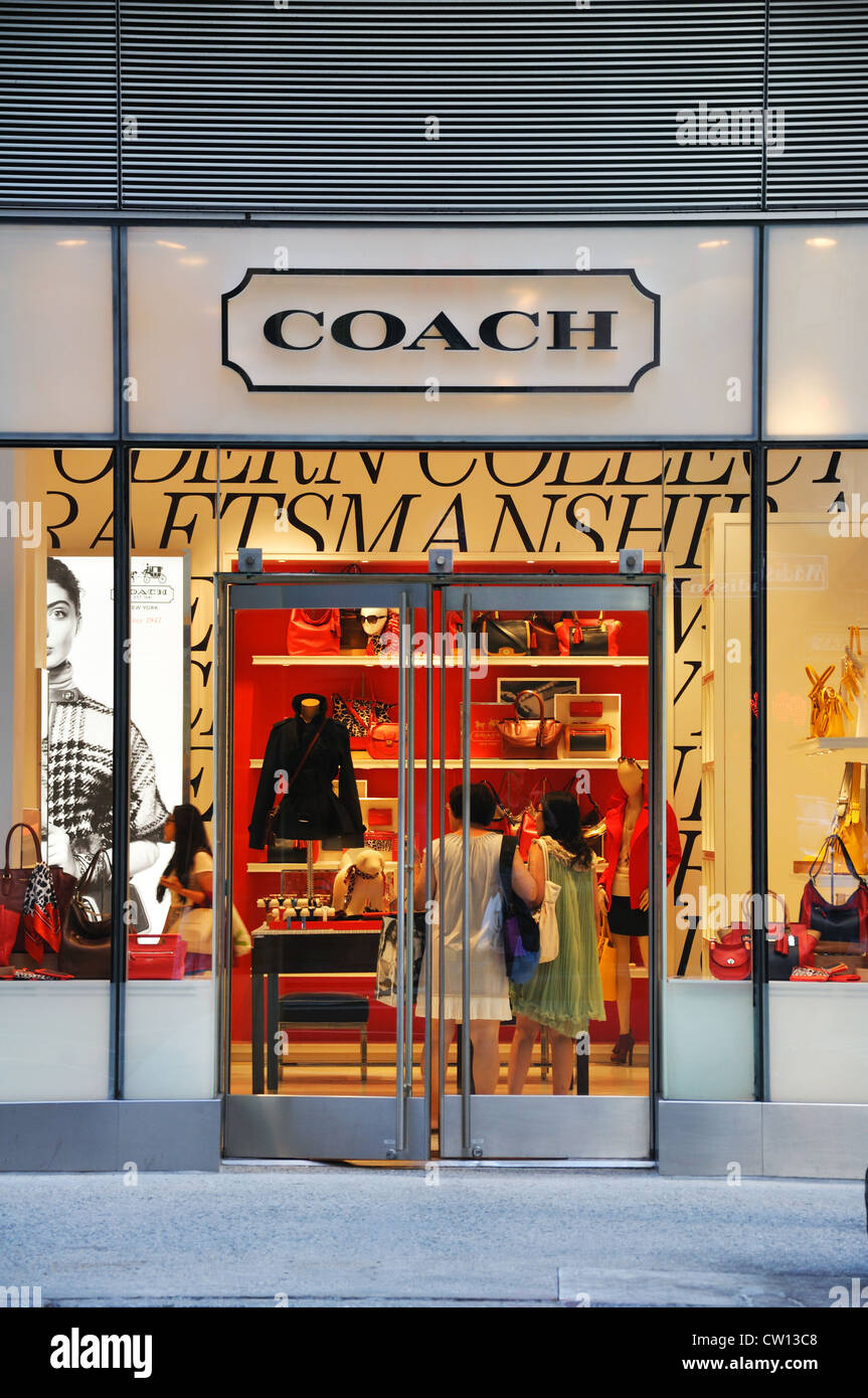 Coach designer handbag store, New York, USA Stock Photo, Royalty Free ...