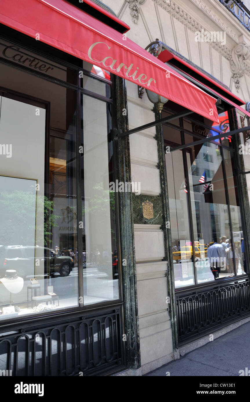 Cartier jewelry store, New York, USA Stock Photo - Alamy