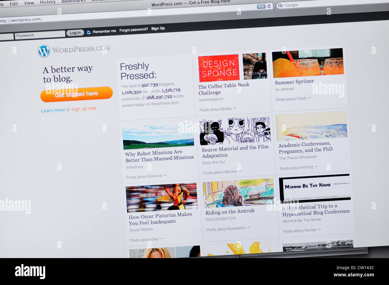 Wordpress hi-res stock photography and images - Alamy